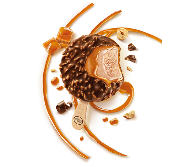 Glace Ferrero Rocher Triple Experience Caramel