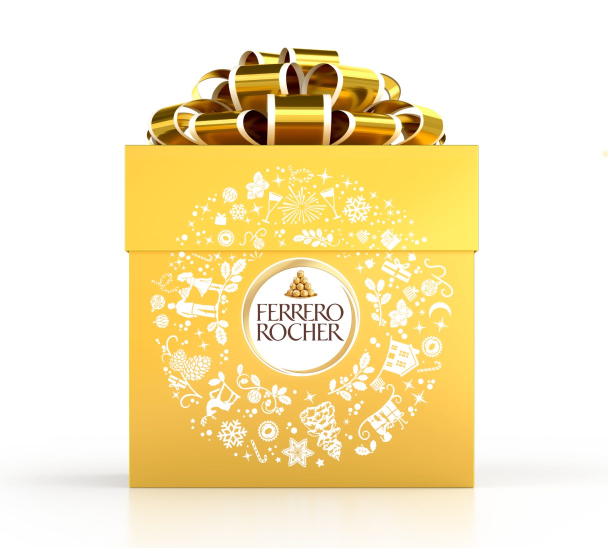 Ferrero Rocher Gift Cube with 18 Pieces